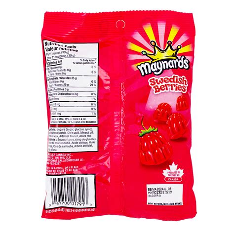 Maynards Swedish Berries Canadian Candy Candy Funhouse Us