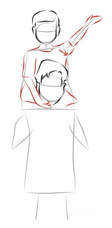 Как нарисовать семью карандашом поэтапные уроки для детей Мастер класс как рисовать семью из