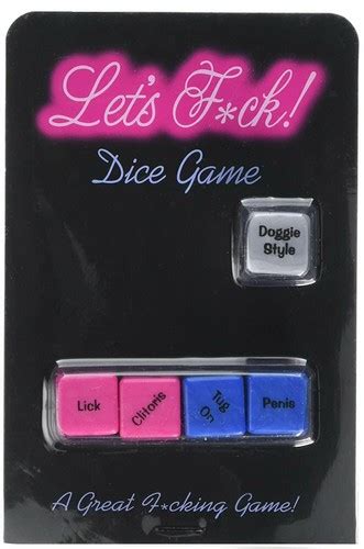 Lets Fck Dice Game Adult Naughty Fantasy Couple Love Romantic Sensual