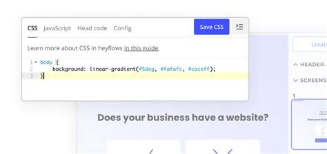 Custom Code Heyflow