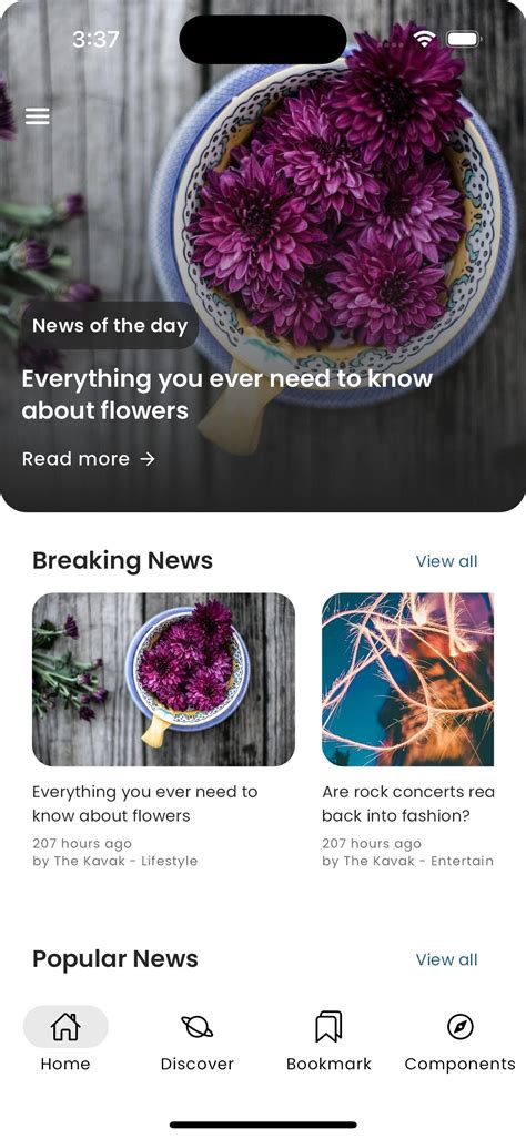Flutter Blog News Ui Kit Apk For Android Download