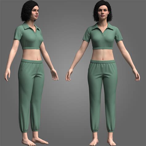 Artstation Casualoutfit3dmodel Artstation Casualoutfit3dmodel