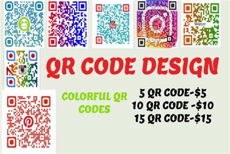 Create Stunning Colorful Qr Codes For You By Ahens Anna Fiverr