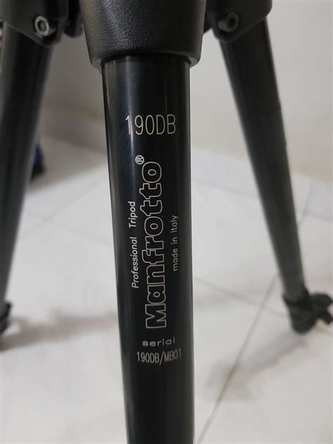 Manfrotto 190db Tripod Photography Photography Accessories Tripods And Monopods On Carousell