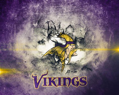 Minnesota Vikings Logo Wallpapers Wallpaper Cave