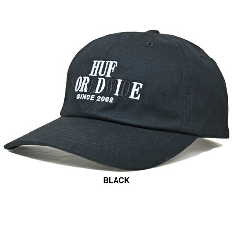 楽天市場割引クーポン配布中 HUF ハフ キャップ HUF OR CURVED VISOR 6 PANEL HAT 帽子