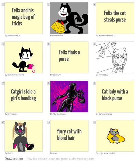 Felix And His Magic Bag Of Tricks Drawception