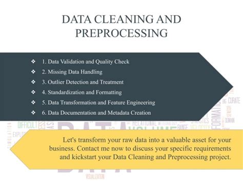 Preprocess And Clean Your Data To Obtain An Accurate And Reliable Asset