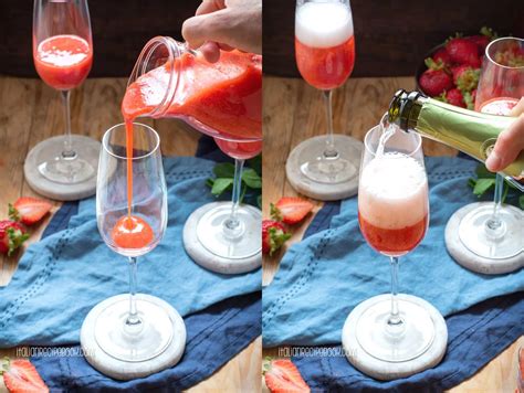 Rossini Cocktail Strawberry Bellini Italian Recipe Book