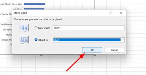 How To Move A Chart To A New Sheet In Ms Excel Officebeginner