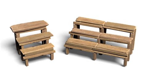 65 Lowpoly Wooden Game Assets 240225 Superhive Formerly Blender