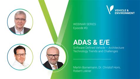 Adas And Ee Software Defined Vehicle Architecture Technology Trends