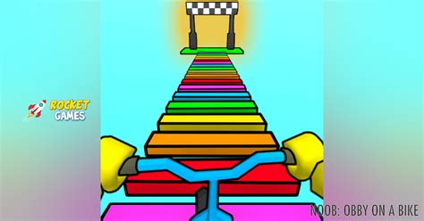 Noob Obby On A Bike 🕹️ Play Now For Free Rocketgames
