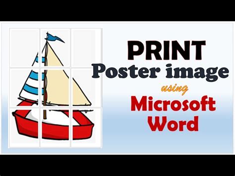 How To Print Large Photo On Multiple Pages In Word Infoupdate Org