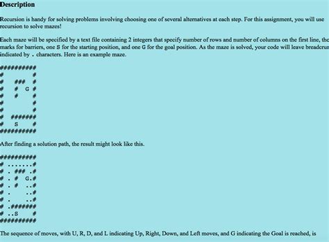 Solved Description Recursion Is Handy For Solving Problems