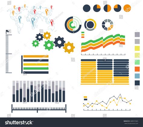 Graphs Charts Vector Illustration Stock Vector Royalty Free Shutterstock