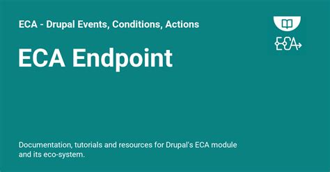 Eca Endpoint Eca Drupal Events Conditions Actions