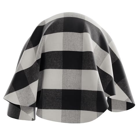 Gingham Checkered Fabric Texture Poliigon