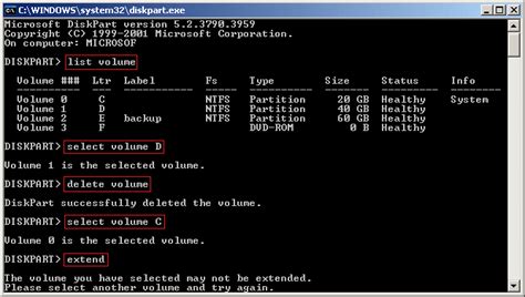 Diskpart To Extend Partition Volume On Windows Server 2003 R2
