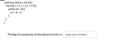 solved void func1 int n int m { for int i 1 i 0 { m