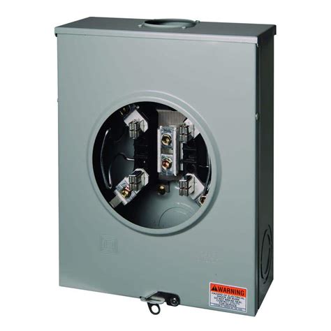 Square D 200 Ringless Horn Bypass Overhead Or Underground Meter Socket With Tri Plex