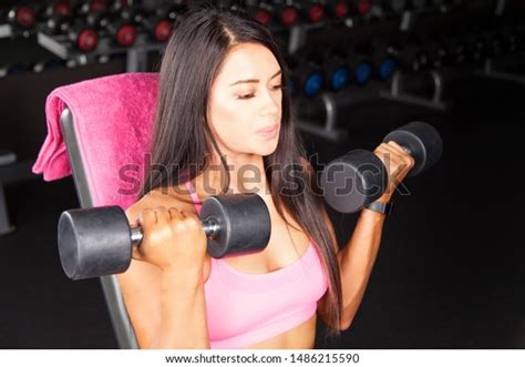 Seated Bicep Curl Images Stock Photos Vectors Shutterstock