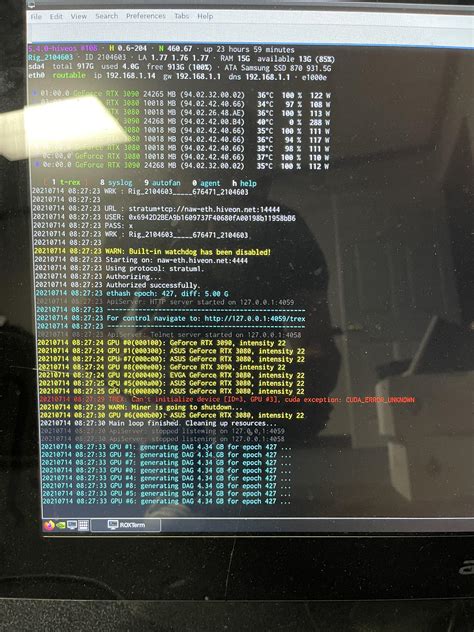 Anyone Know How To Fix This Issue T Rex Cant Initialize Device Cuda Exception R Ethermining