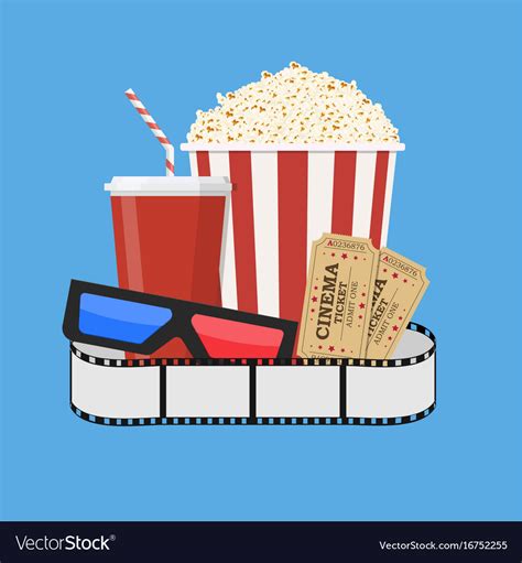 Movie Poster Template Royalty Free Vector Image