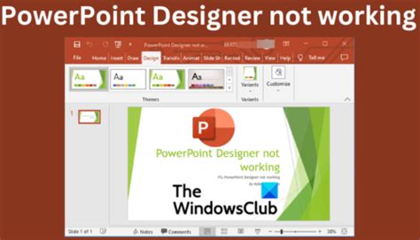 Powerpoint Designer Not Working [fix]