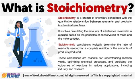 What Is Stoichiometry Definition Of Stoichiometry