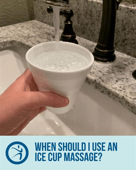 When Should I Use An Ice Cup Massage Coury And Buehler Physical Therapy