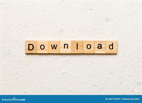 Download Word Written On Wood Block Download Text On Table Concept