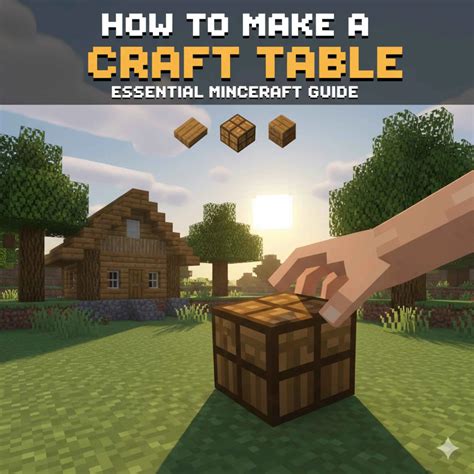 How To Make A Craft Table Essential Minecraft Guide
