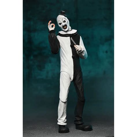 Terrifier Art The Clown 7 Inch Scale Ultimate Action Figure Screamers Costumes