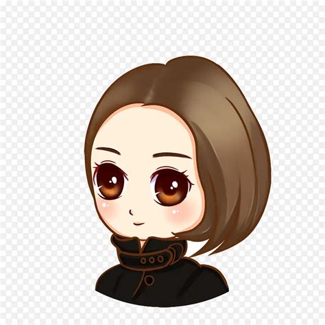 卡通短发女孩png图片素材下载 图片编号10881540 png素材网