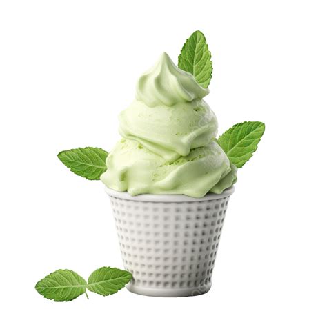 3d 렌더링 녹차 아이스크림 Png 파일 패스트 푸드 투명 배경 Png 일러스트 및 이미지 에 대한 무료 다운로드