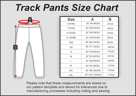 Size Charts Sportskit