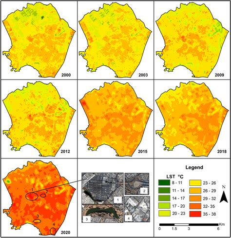 Land Surface Temperature Dynamic Download Scientific Diagram
