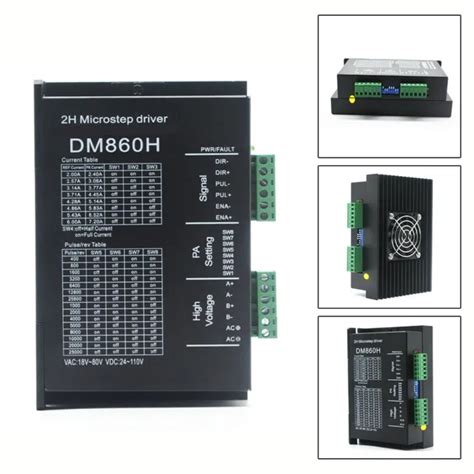 Dm860h Stepper Motordriver 2h Microstep Driver Avec Large Plage De