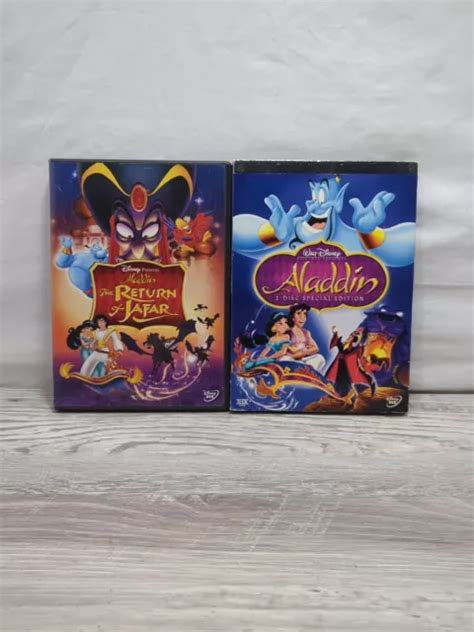 Disney Aladdin Two Disc Platinum Edition Return Of Jafar Dvd Movies Picclick Uk
