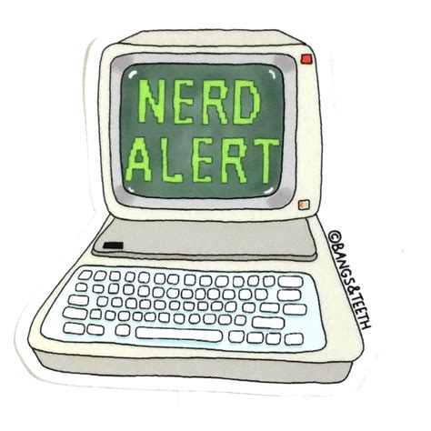 RePop Gifts Nerd Alert Sticker