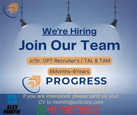 We Are Hiring Onsite Looking For Us It Recruiters Opt Recruiters Candidate Should Have 2 5