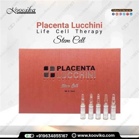 Lucchini Stem Cell Placenta Injection At ₹ 15500box Maxiliv