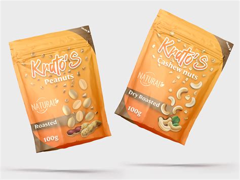 Roasted Nuts Packaging Design Mock Up By David Djukic On Dribbble
