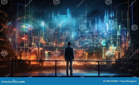 Data Visualization Digital Art Illustration Generative Ai Stock Illustration Illustration Of