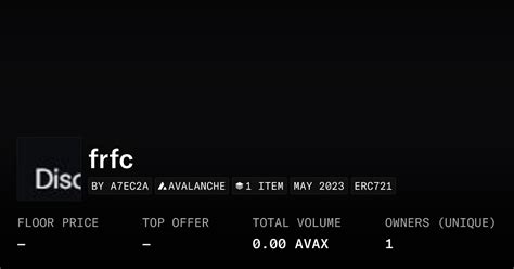 Frfc Collection Opensea