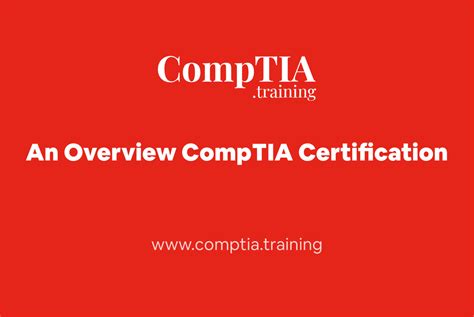An Overview Of Comptia Certifications Comptia Practice Exam Tests