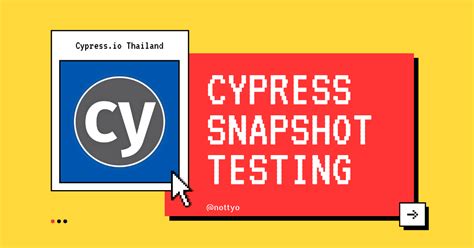 github nottyo cypress snapshot testing example snapshot testing with cypress