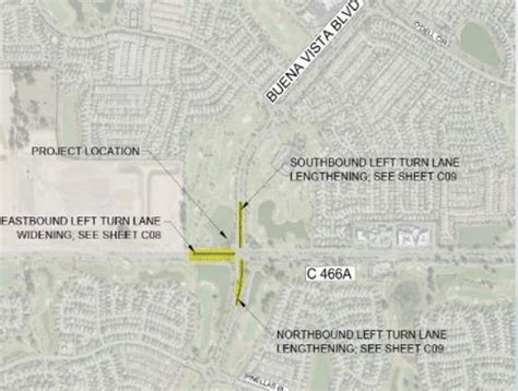 Nighttime Lane Closures To Occur On Buena Vista Boulevard Gazette