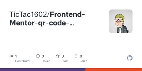 github tictac1602 frontend mentor qr code component